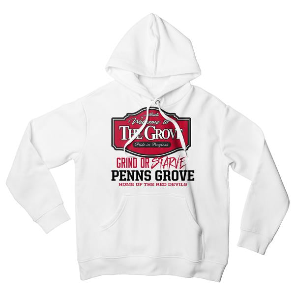 Buy the "Welcome to The Grove" Hoodie - Grind or Starve – GOS Apparel